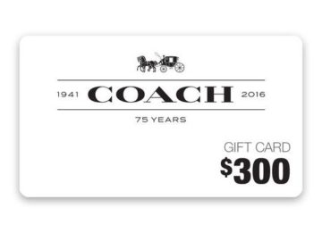 ELLEN Coach Gift Card! Sweepstakes