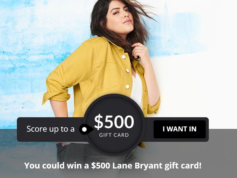 Win a $500 Lane Bryant Gift Card