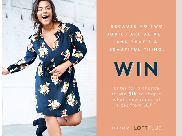 Win a $1,000 LOFT e-Gift Card