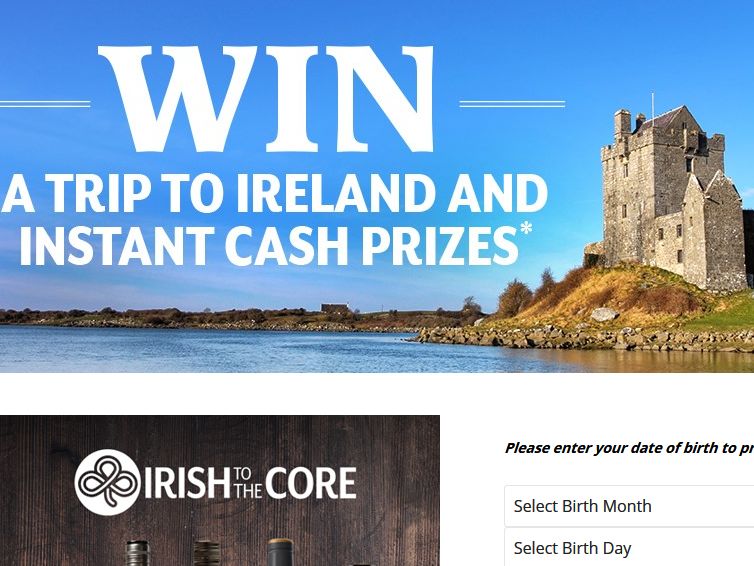 Irish to the Core Sweepstakes