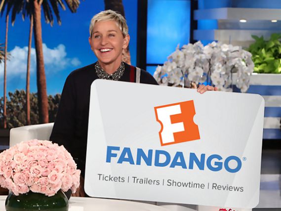 Ellen DeGeneres Win a $150 Fandango Gift Card!