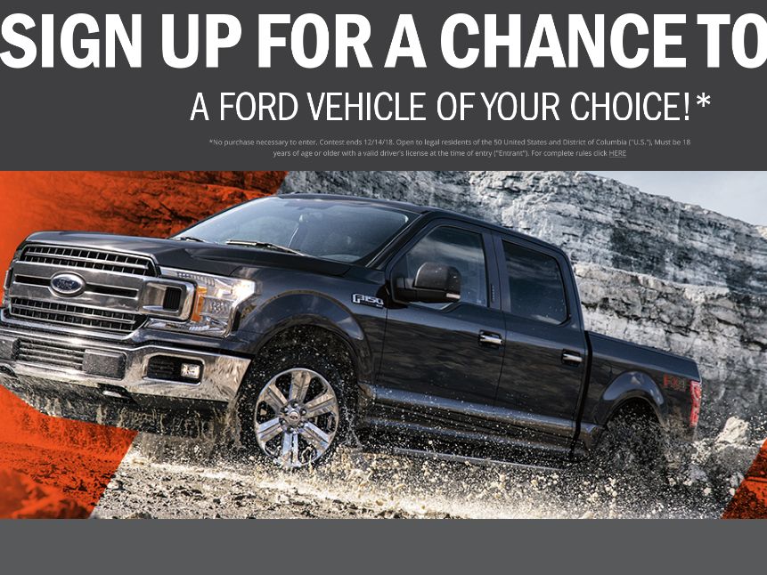 2018 Ford Vehicle Sweepstakes