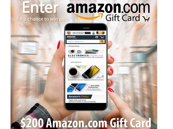 Win a $200 Amazon.com Gift Card