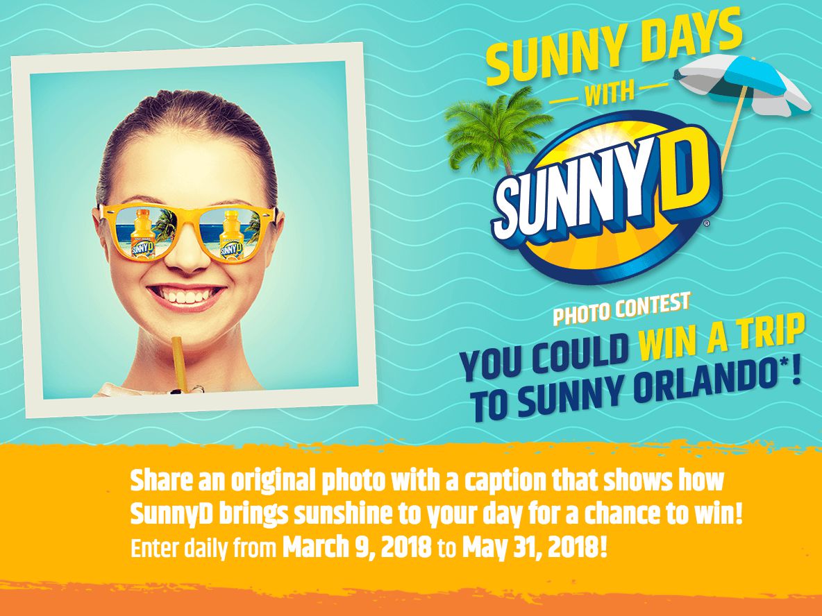 Sunny Days with SunnyD Photo Contest (Photo Upload)