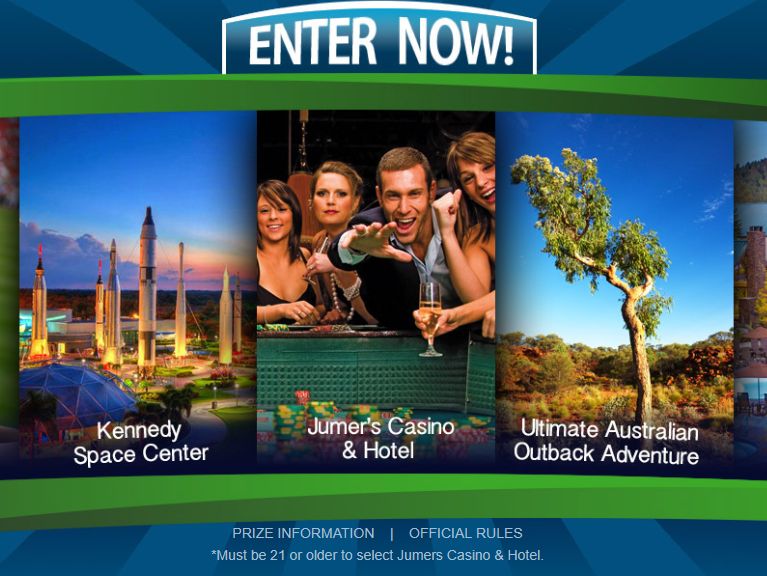 Win a Trip to One of Five Destinations!