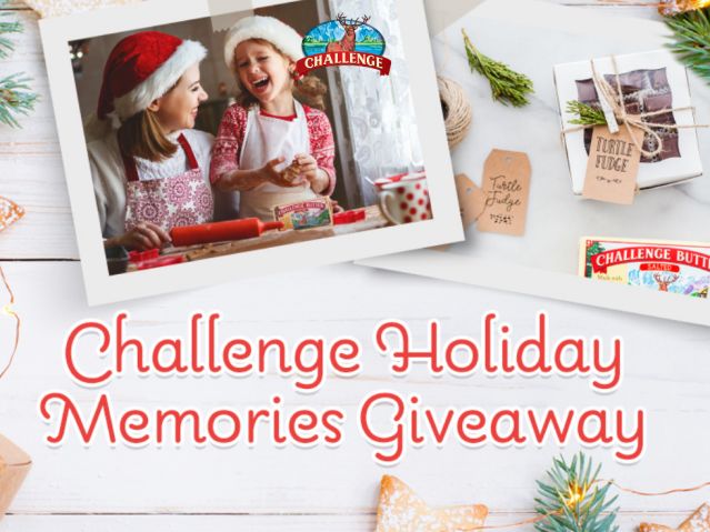 Challenge Butter Holiday Memories Giveaway