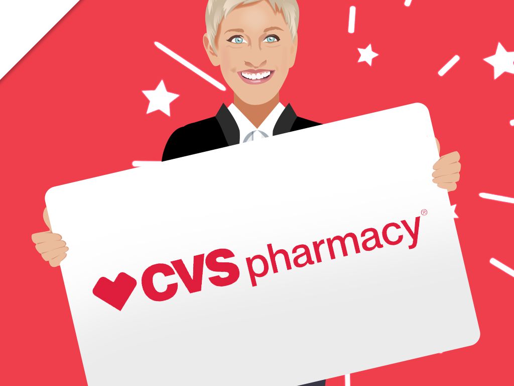 Ellen DeGeneres: Win a $300 CVS Gift Card