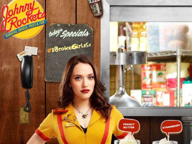 2 Broke Girls Johnny Rockets Sweet Shakes Sweepstakes (Code Word)