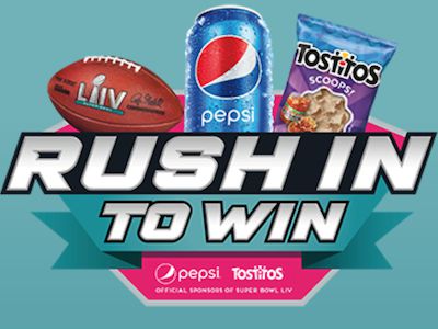 Pepsi & Frito-Lay Rush In To Win Instant Win Game (Receipt Code from ...