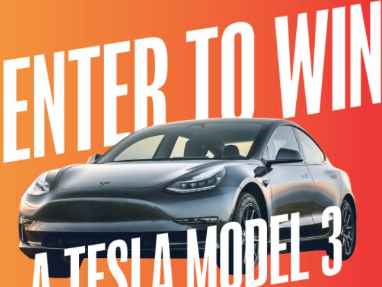 Crunch Win A Tesla Sweepstakes