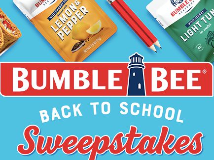 Bumble Bee Back To School Sweepstakes