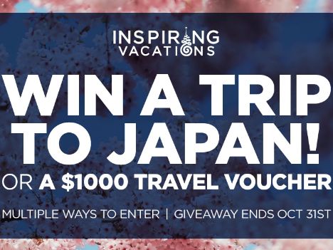 Inspiring Vacations Win a trip to Japan Giveaway