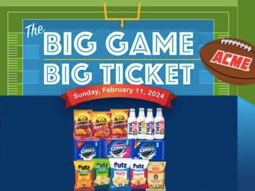 ACME and Safeway Big Game Big Ticket Sweepstakes (Limited States)