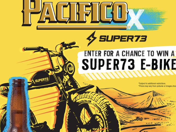 Pacifico Clara Super73 Sweepstakes (AZ, CA, HI, NV, NM, TX only)