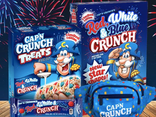 Cap'n Crunch Red, White and Blue Sweepstakes (Social Media)