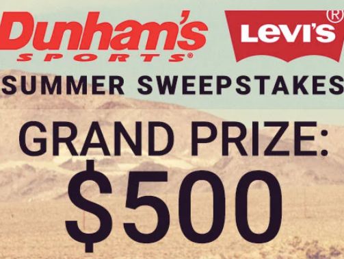 Dunham's Sports & Levi's Summer Sweepstakes