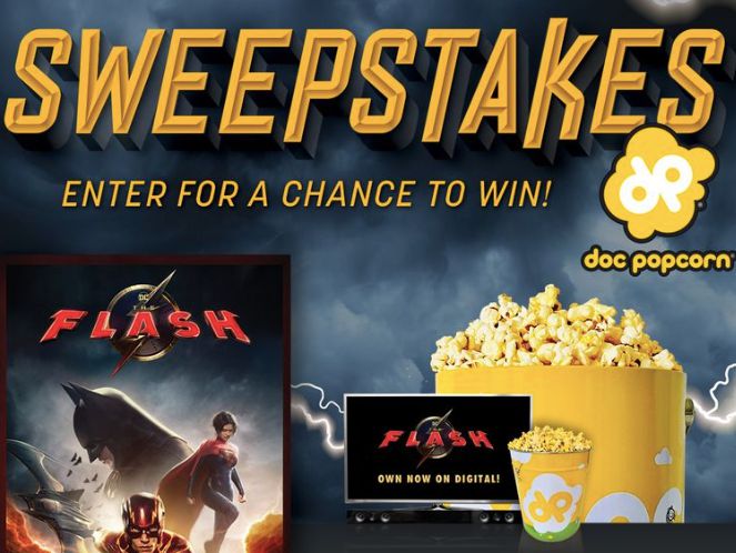Doc Popcorn + The Flash Sweepstakes