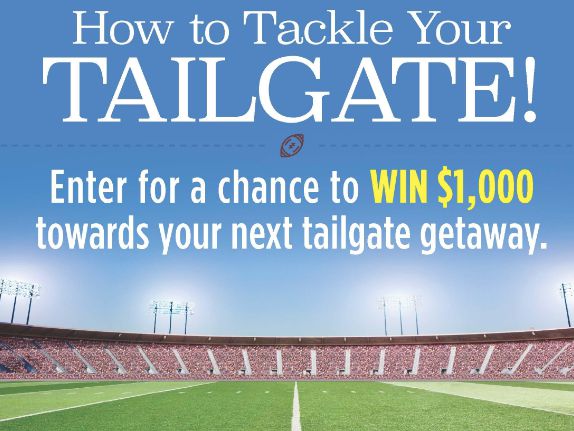 Tackle Your Tailgate Sweepstakes