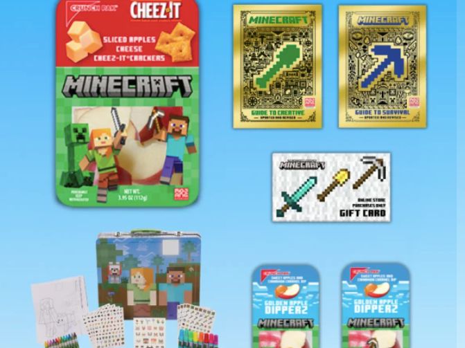 Crunch Pak x Minecraft Level Up Spring Snacking Sweepstakes