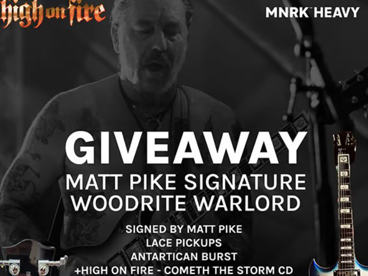 Revolver Matt Pike Signature Woodrite Warlord Guitar Giveaway