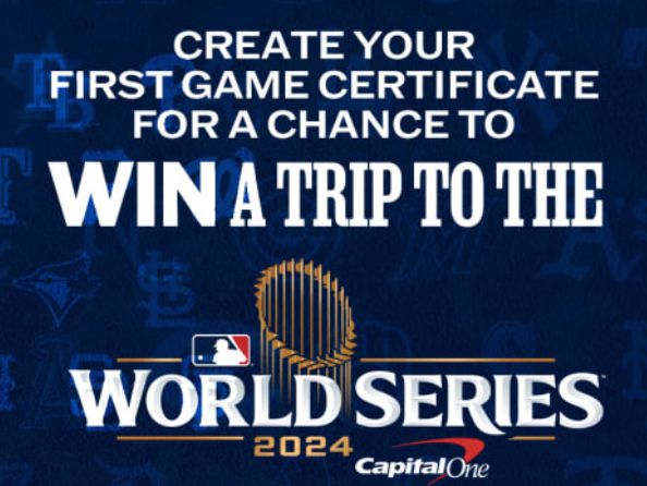 MLB Presents: New York Life First Game Certificate Sweepstakes
