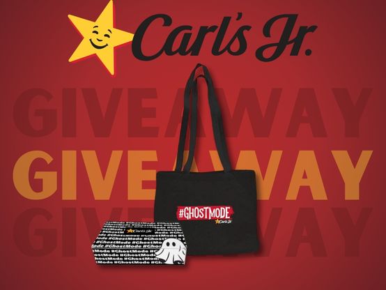 Carl’s Jr. Ghost Giveaway (Instagram)