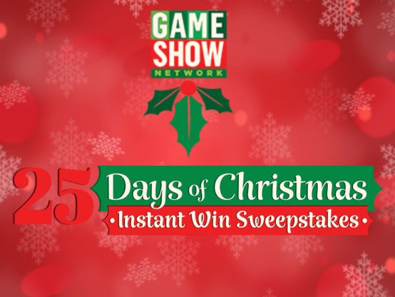 Game Show Network 25 Days of Christmas Sweepstakes & Instant Win Game