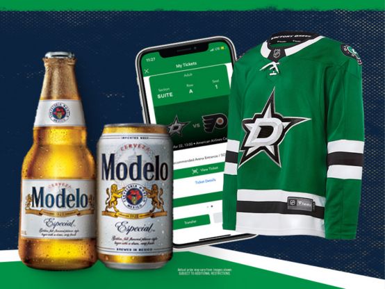 Dallas Stars Modelo Fighting Spirit Sweepstakes (Texas Only)