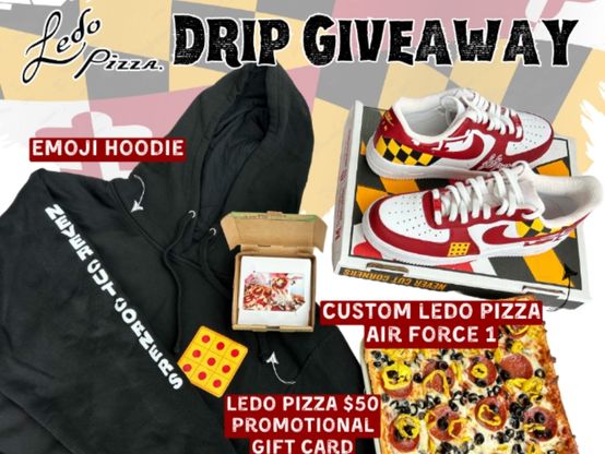 Ledo Pizza Drip Giveaway