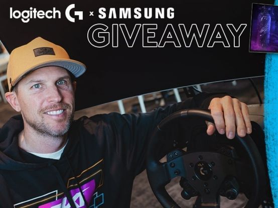 Logitech G X Samsung Denny Hamlin Dream Sim Setup Giveaway