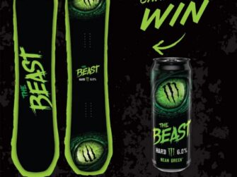 Monster Energy The Beast Custom Snowboard Sweepstakes