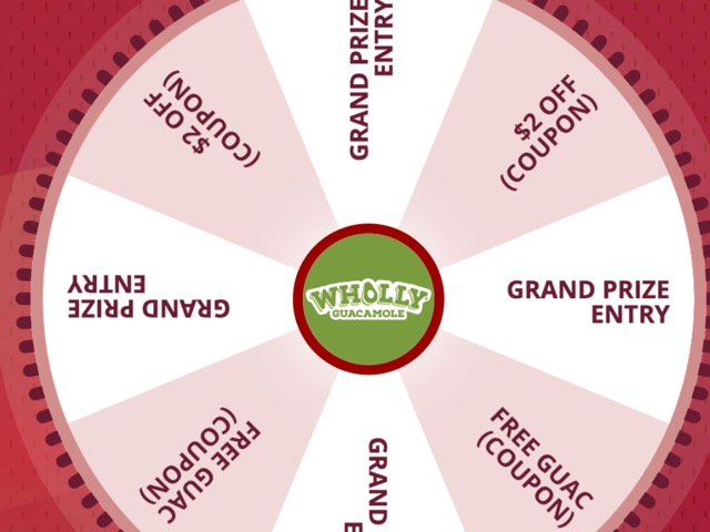 Wholly Guacamole Tailguacing 2025 Spin To Win Sweepstakes I