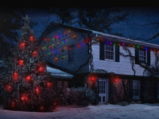 Nextdoor Stranger Things S5 Holiday Lights Contest - Photo