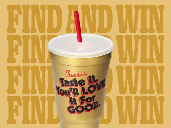 Chick-fil-A Golden Fan Cup Sweepstakes - Purchase / Mail-in