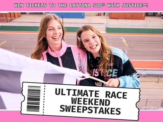 Justice x Nascar Ultimate Race Weekend Sweepstakes - Instagram