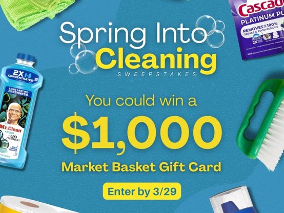 Market Basket Spring Into Cleaning Giveaway - Instagram / Limited States