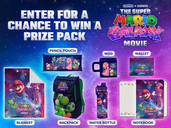 Universal Super Mario Galaxy Movie Sweepstakes