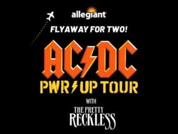 Allegiant Air ACDC Power Up Fan Flyaway Sweepstakes