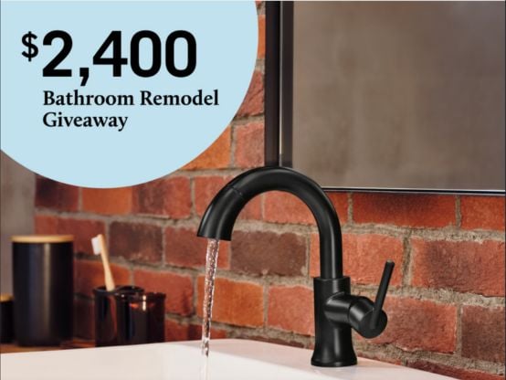 Delta Faucet x BEHR $2,400 Bathroom Remodel Giveaway