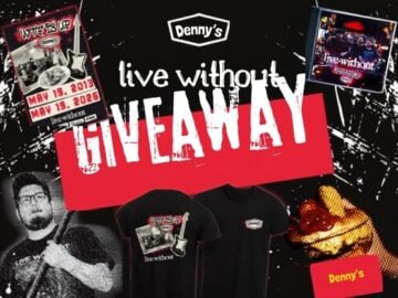 Denny's Live Without Giveaway - X