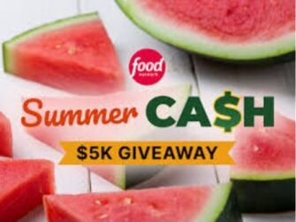 Food Network Summer Cash Giveaway - Hot Pick!