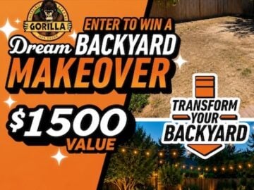 Gorilla Glue Backyard Giveaway